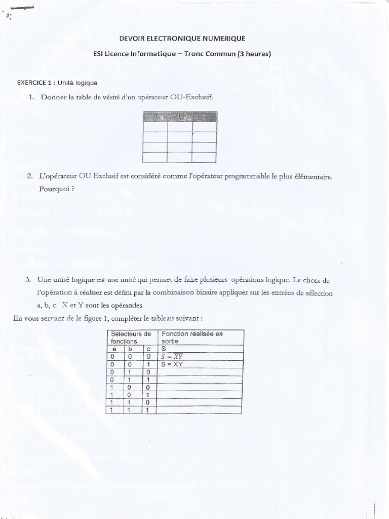 Dev Electronique Numerique | PDF