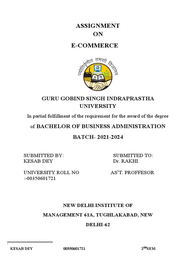 Keshav Dey (E-Commerce) | PDF | Html | Html Element