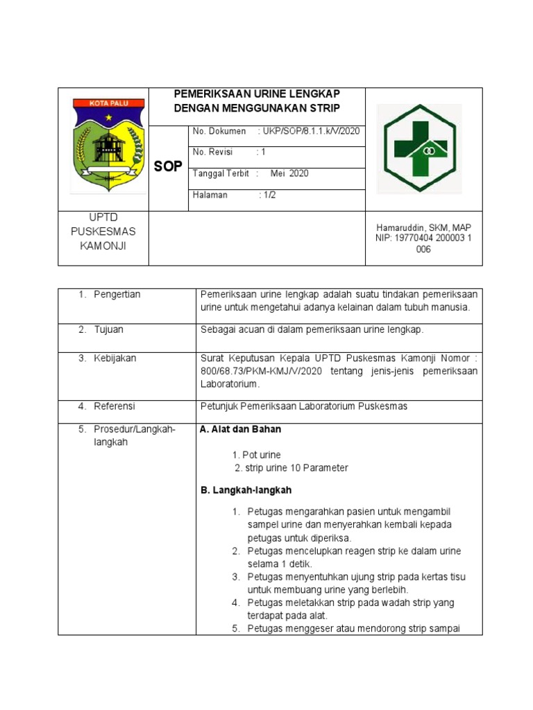 Pemeriksaan Urine Lengkap | PDF | Kesehatan Holistik | Teknologi & Rekayasa