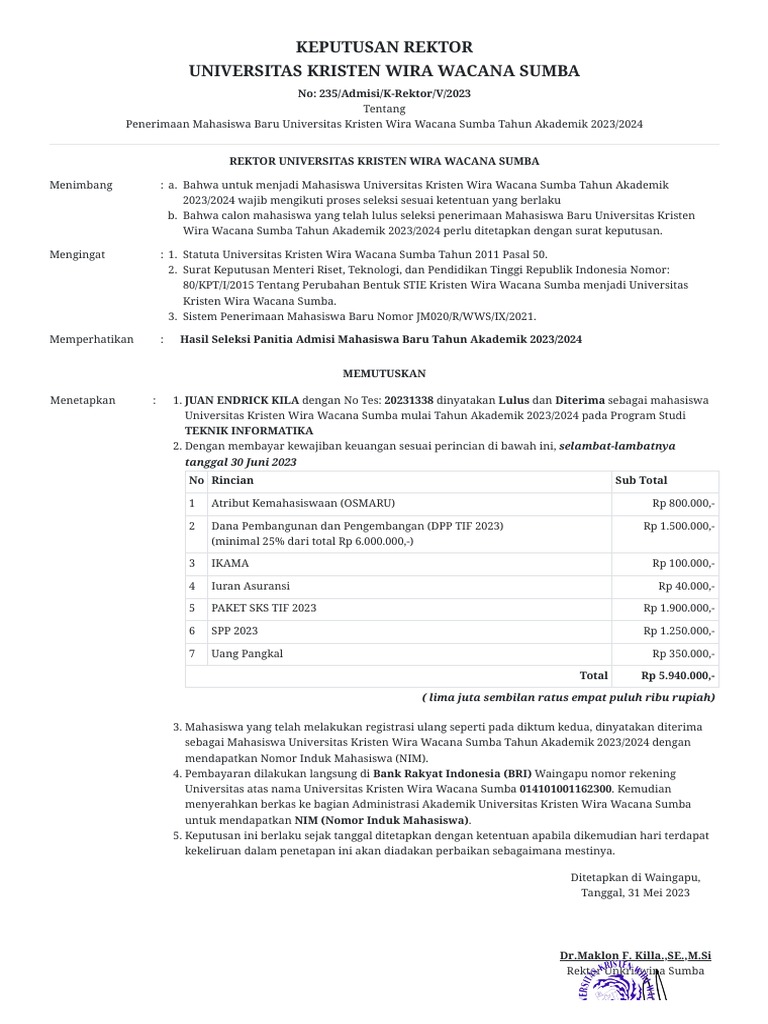 Cetak SKR Lolo | PDF