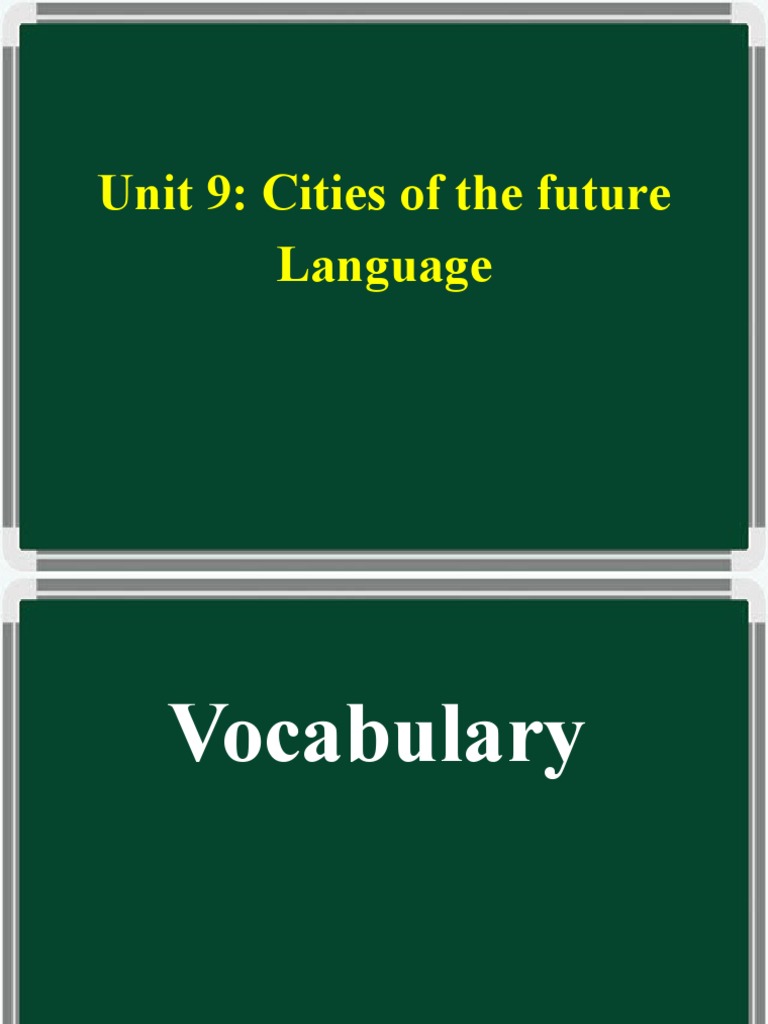 Unit 9 Cities of The Future Lesson 2 Language | PDF | Question | Clause