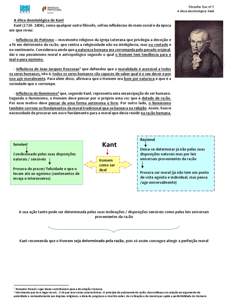 Kant | PDF | Immanuel Kant | Moralidade