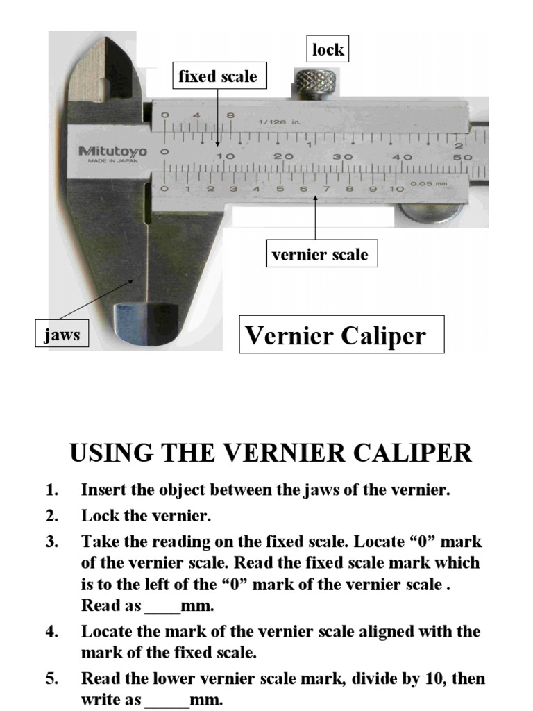 Vdocuments - MX - Vernier Caliper Micrometer Caliper | PDF