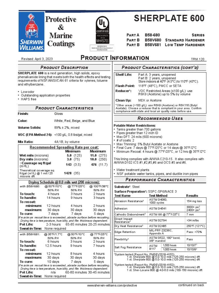 Sher Plate 600 | PDF | Materials | Chemistry
