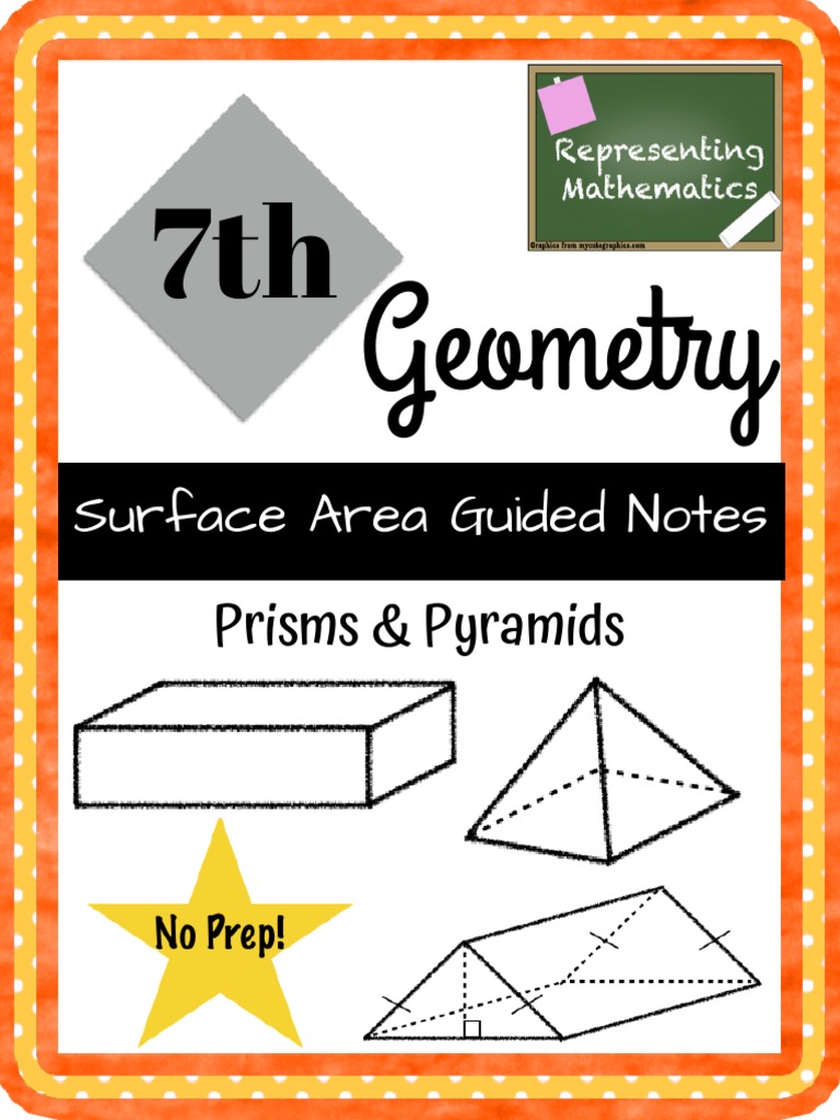 Geometry: Surface Area Guided Notes | PDF | Area | Triangle