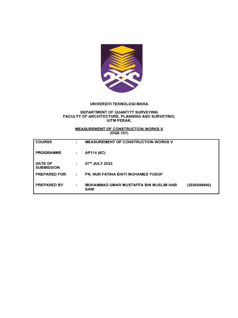 Muhammad Umar Mustaffa - 2020808946 | PDF