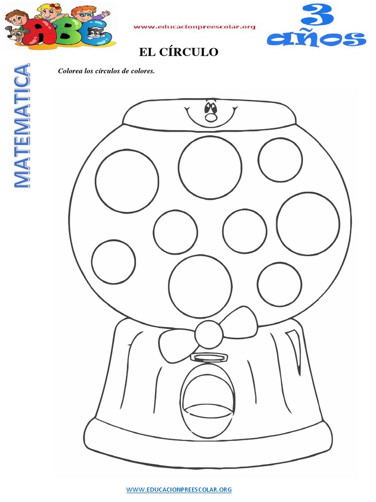El Circulo para Niños de 3 Años | PDF