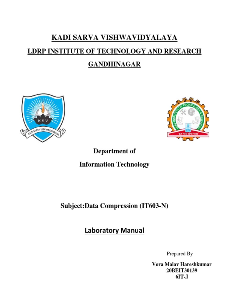 Certificate | PDF | Data Compression | Computer Science