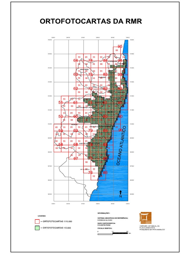 Ortofotocarta Da RMR Condepe - Fidem | PDF