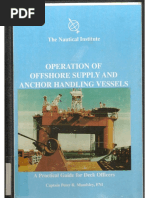 Barge Anchor Handling Procedure | PDF | Anchor | Manufactured Goods