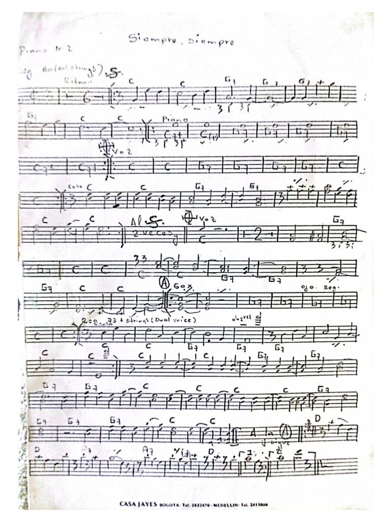 Siempre Siempre (Arrastrado) | PDF