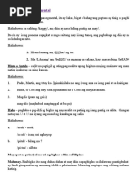 Tayutay Worksheet | PDF