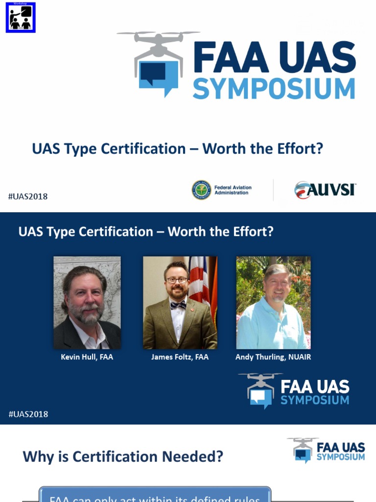 UAS Type Certification Worth The Effort - 2018 | PDF | Aviation Safety ...