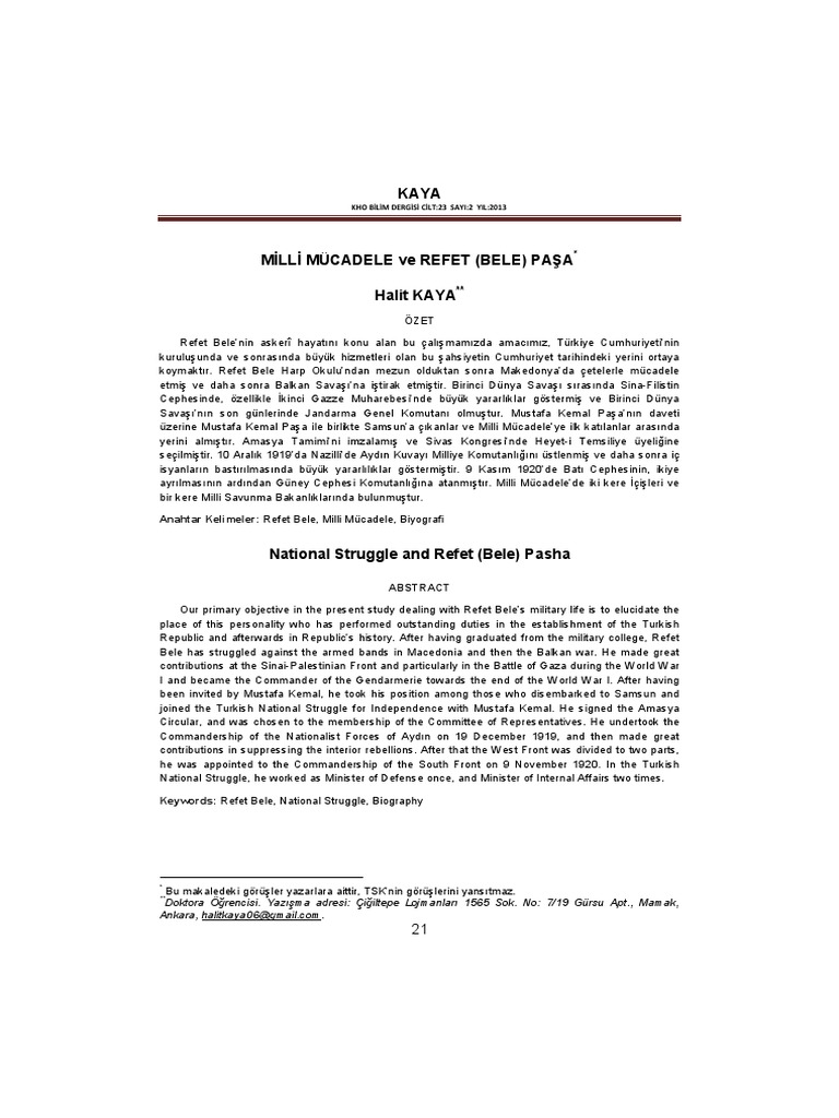 Milli M__cadele ve Refet (BELE) Pa__a[#378190]-403536 | PDF