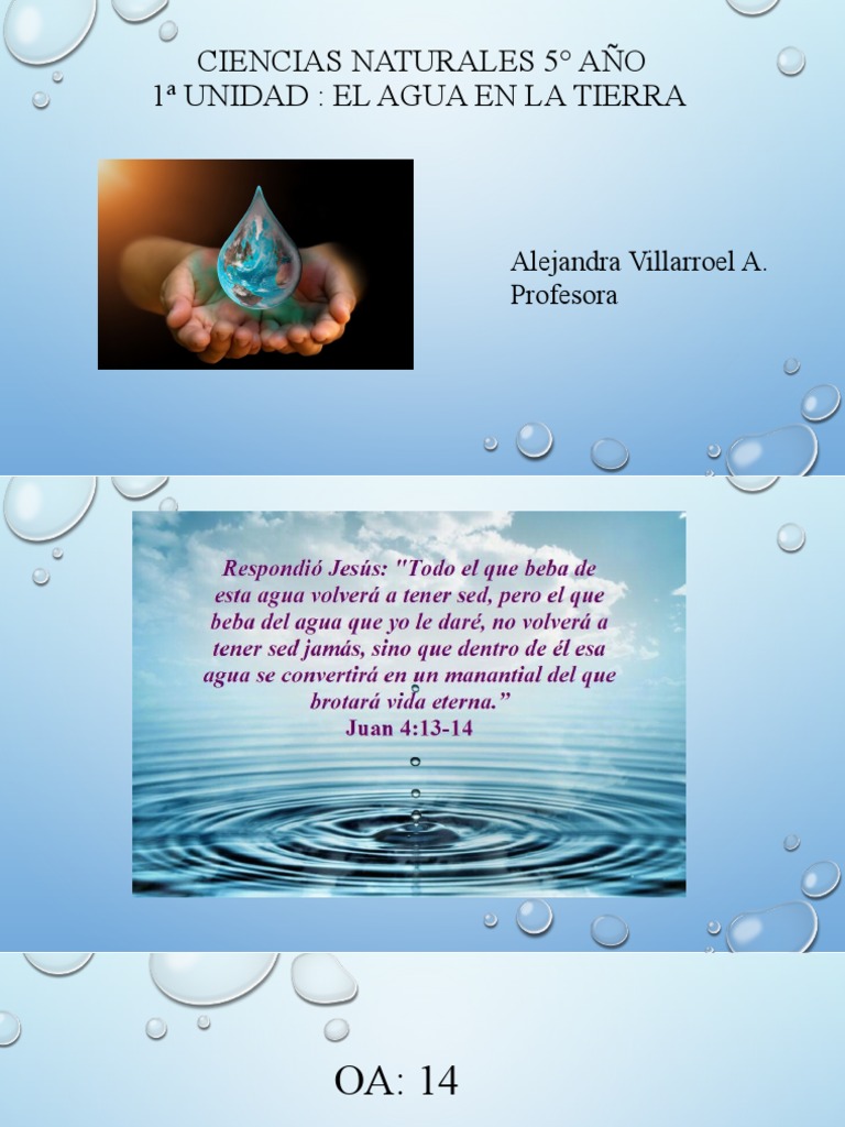 Características del Agua en la Tierra | PDF