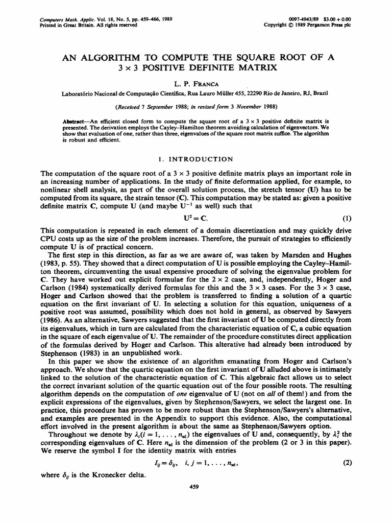 Computers Math. Applic. Vol. 18, No. 5, Pp. 459-466, 1989: I0 TJ, I, J 1 - . - . - N | PDF ...