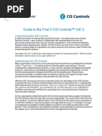 CIS Controls v8.1 Guide To Implementation Groups 2024 - 11 | PDF | Computer Security | Security