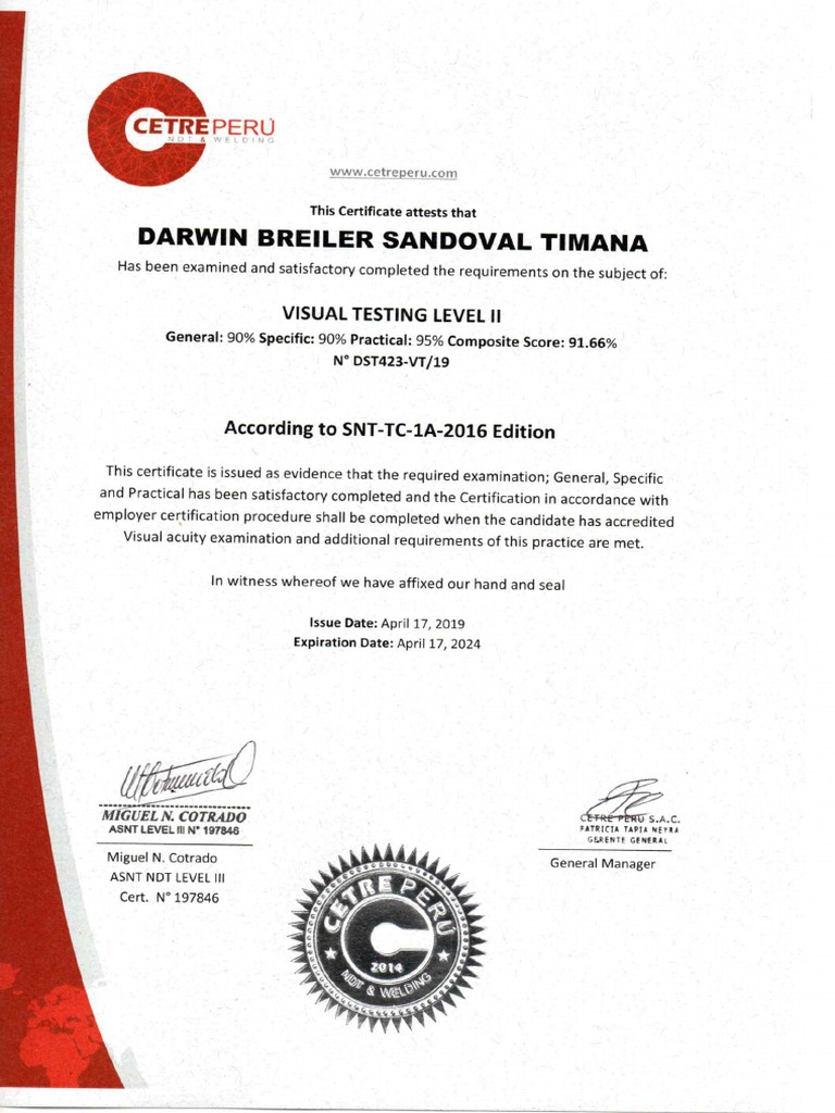 N° DST423-VT-19 - Darwin Sandoval T | PDF