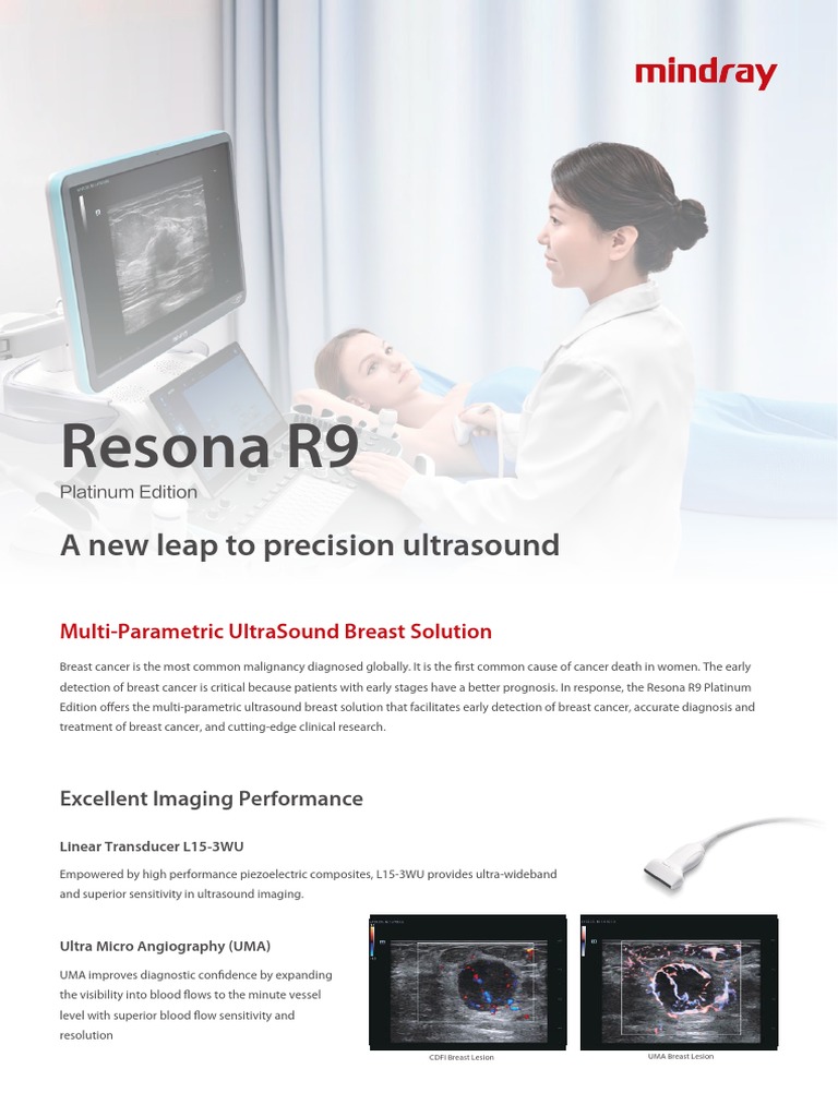Resona r9 Platinum Multi Parametric Breast Solution | PDF | Medical ...