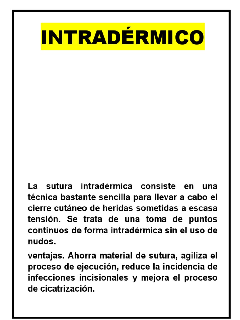 INTRADÉRMICO | PDF