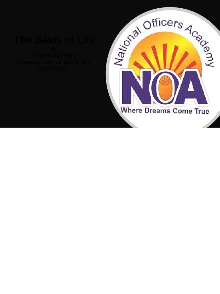 Lecture 6 GSA NOA Academy | PDF | Cell (Biology) | Cell Membrane