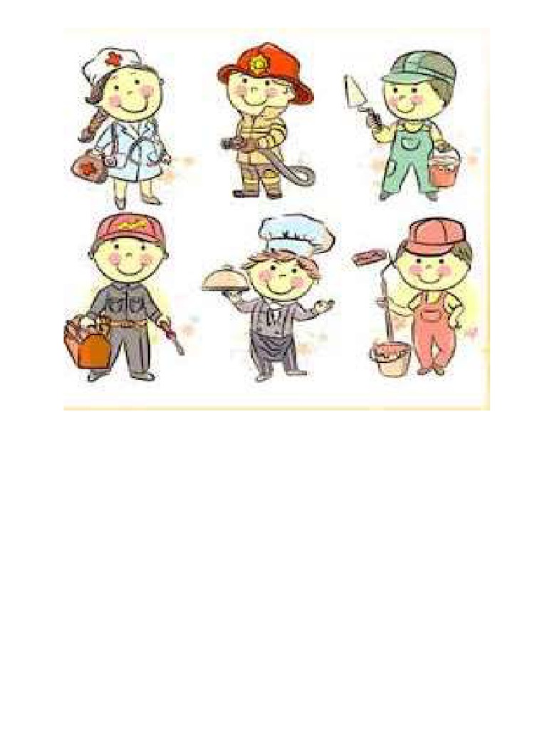 Ficha Trabajadoes de La Comunidad para Recortar | PDF