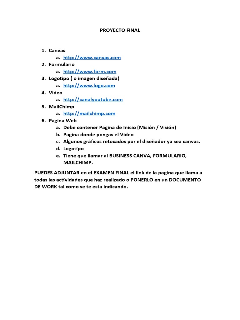 Proyecto Final | PDF