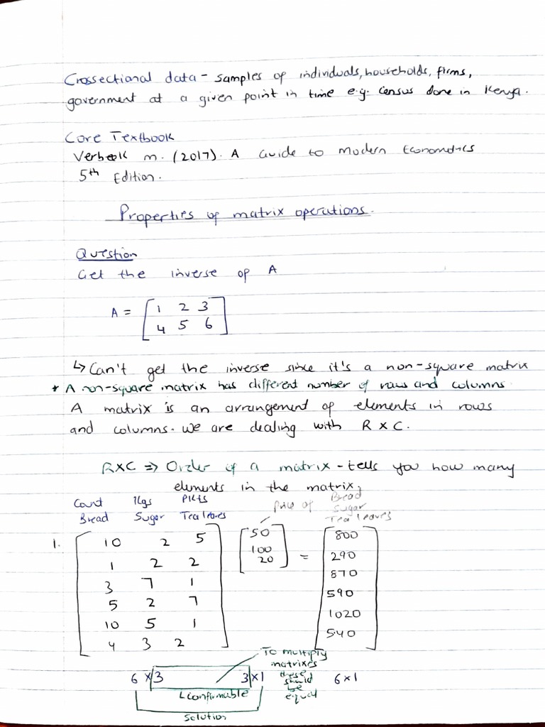 Intermediate Econometrics Part 1 | PDF
