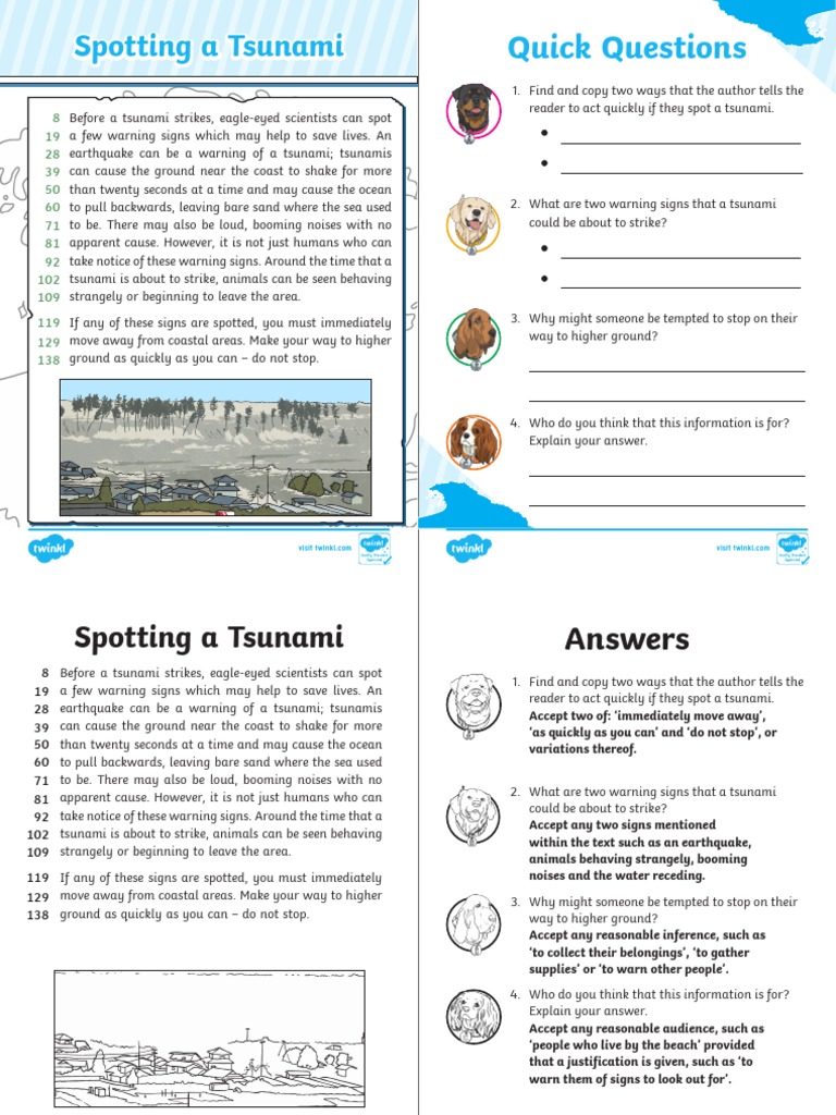 Spotting A Tsunami | PDF | Tsunami | Disasters