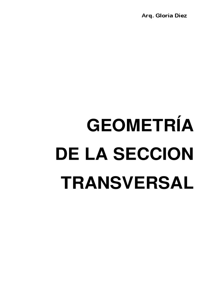 02 - Caracteristicas Geometricas de La Seccion Transversal | Descargar gratis PDF | Geometría ...