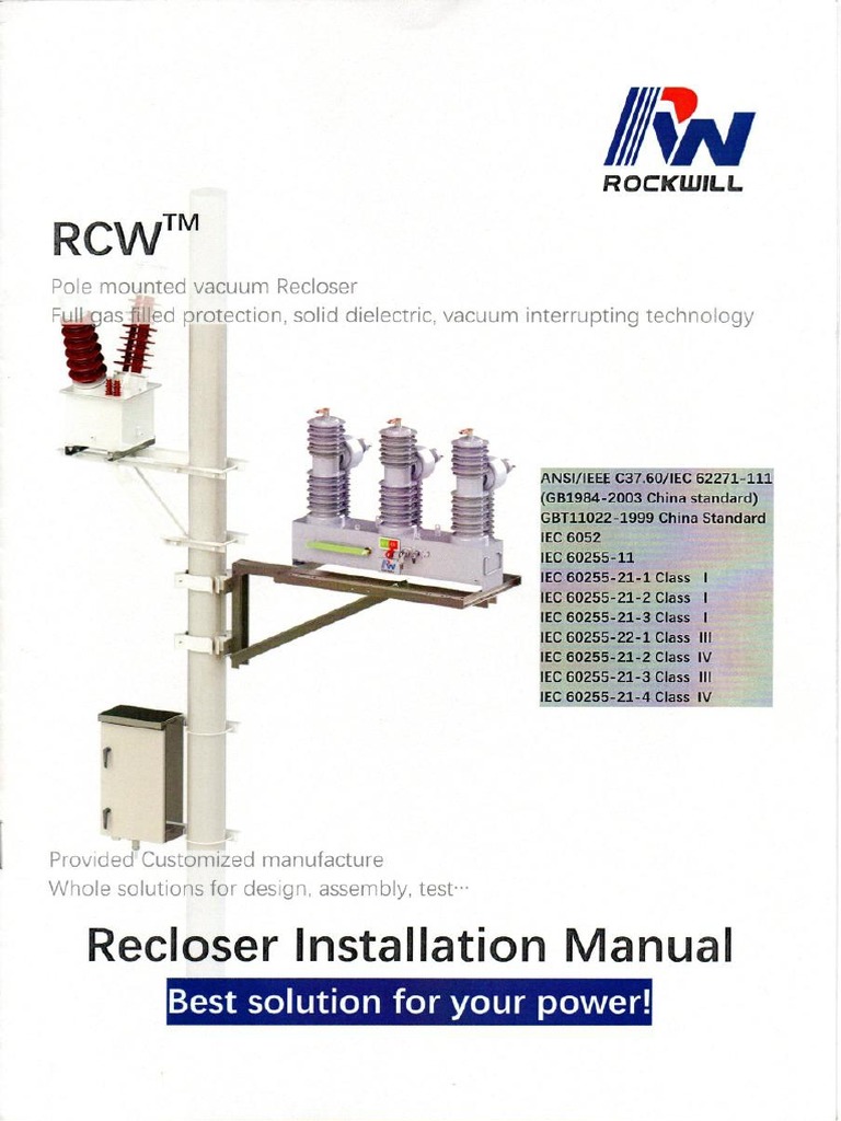 Recloser Installation Manual | PDF
