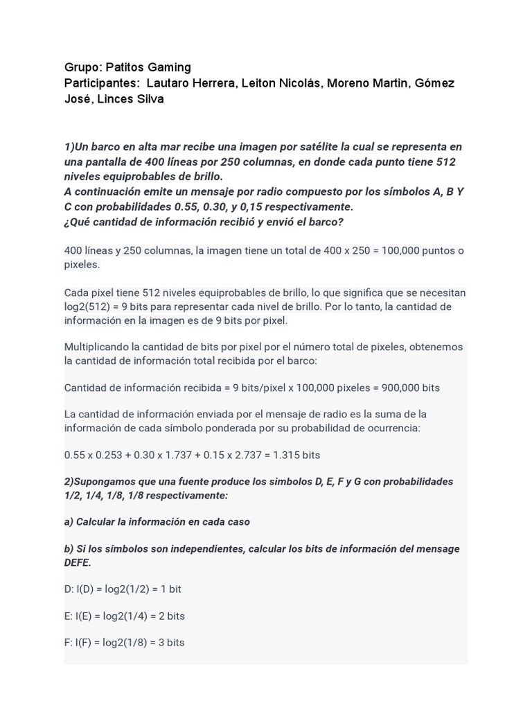 Entropia - TP | PDF | Entropía | Metrología