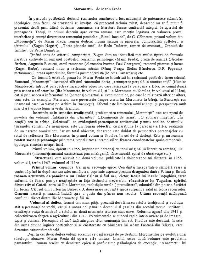 Morometii 2022 | PDF