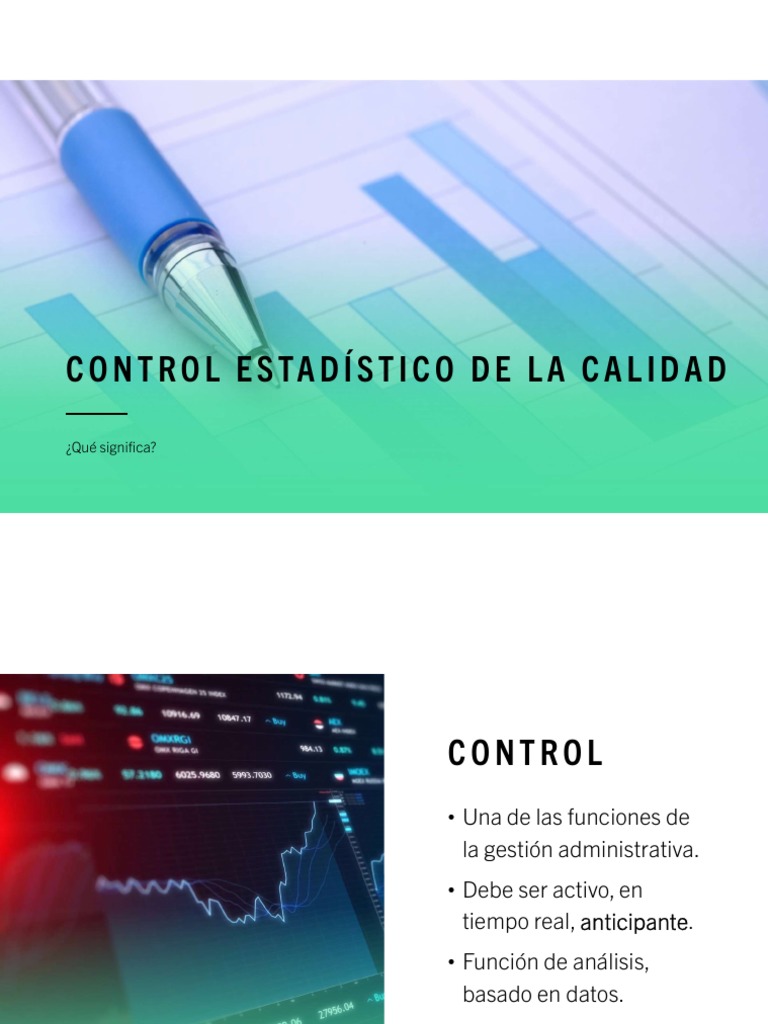 Control Estadistico de La Calidad 2023 | PDF