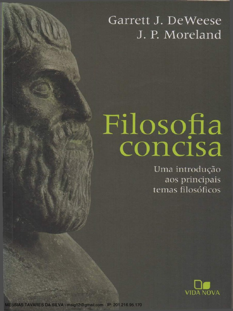Filosofia Concisa Garrett J Deweese, J P Moreland Z Lib Org | PDF ...