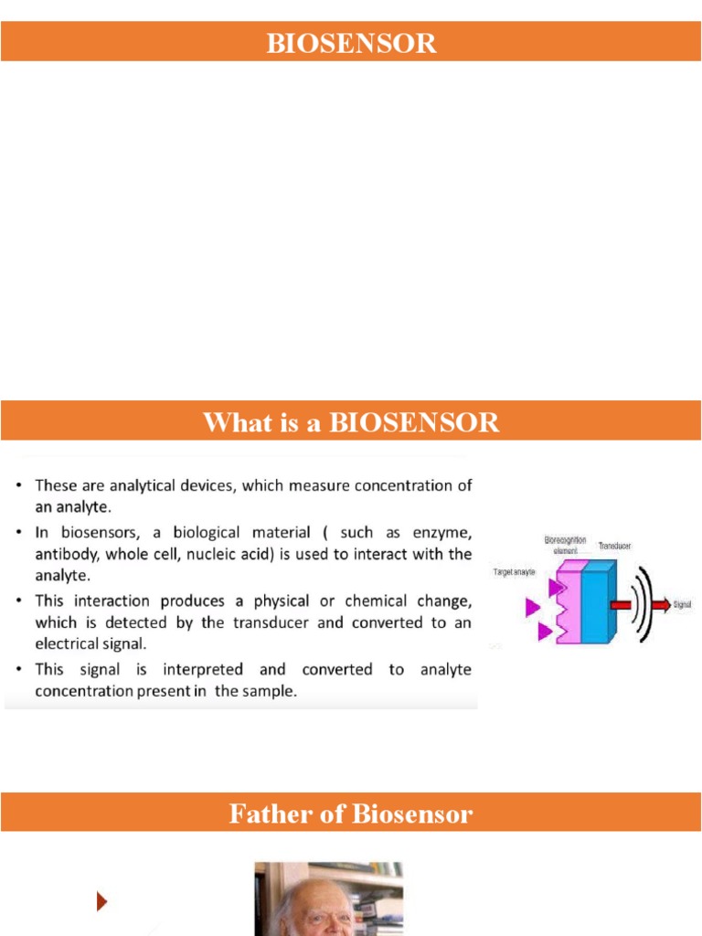 4 Biosensor | PDF | Biosensor | Biotechnology