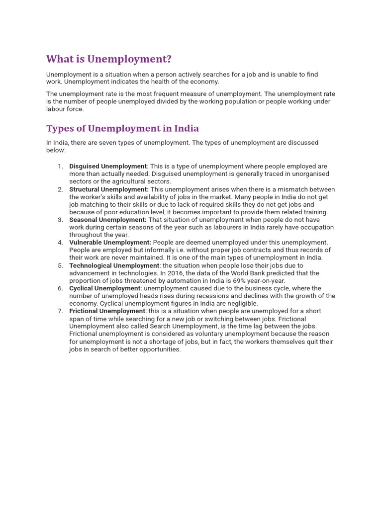 Unemployment | PDF | Unemployment | Economies
