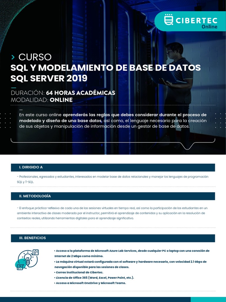 SQL y Modelamiento de Base de Datos SQL Server 2019 | PDF | SQL | Bases de datos