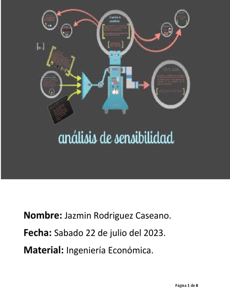 Análisis de Sensibilidad | PDF | Análisis de sensibilidad | Sensibilidad y especificidad