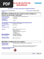 Ficha Técnica Comex 100 TOTAL Mate | PDF | Pintar | Materiales