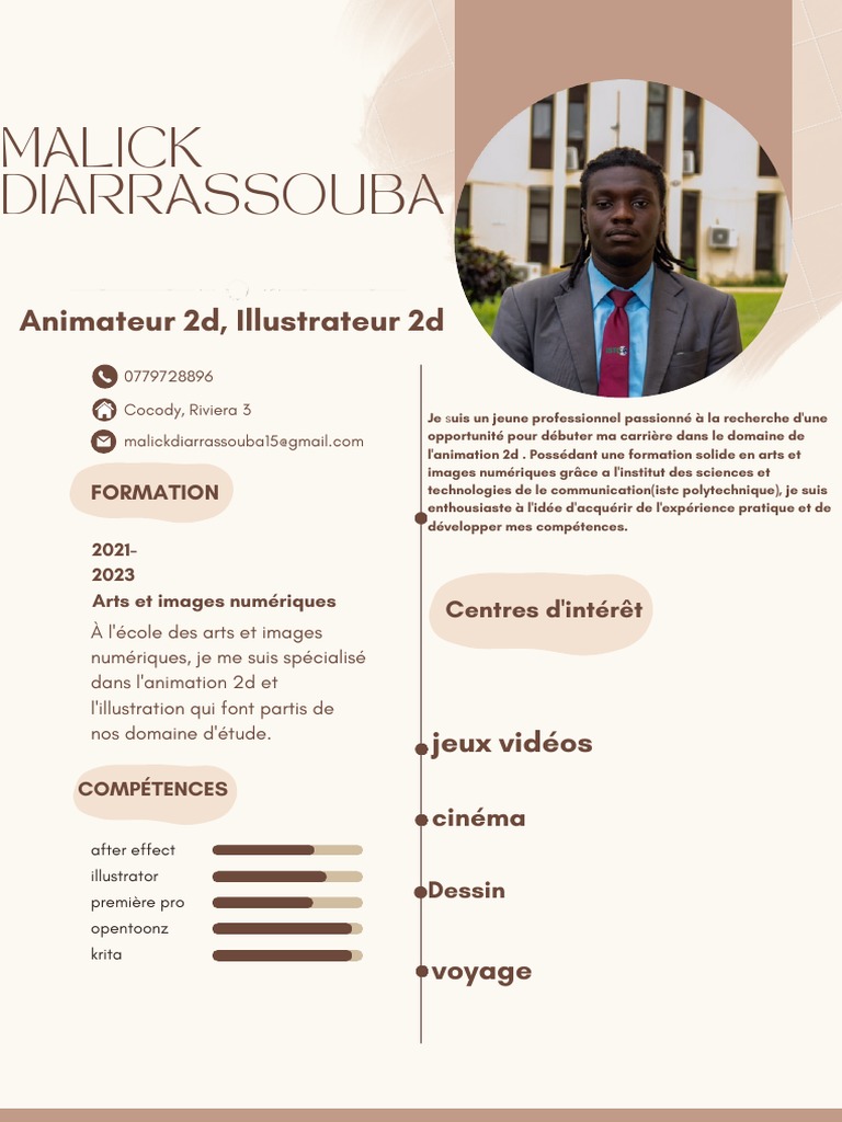 CV Diarrassouba Malick | PDF