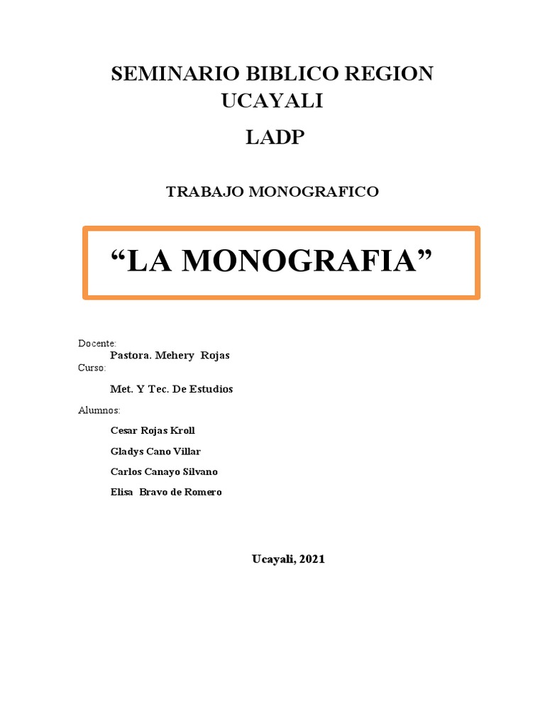 La Monografia | PDF | Conocimiento | Información