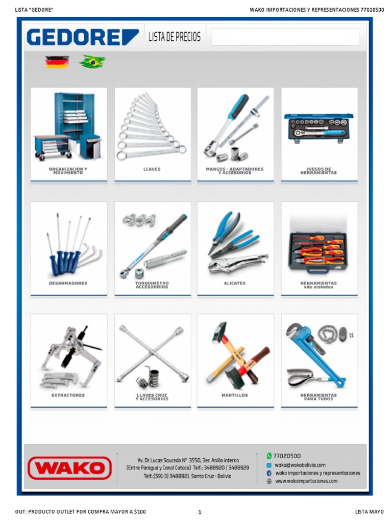 Lista Gedore May 23 | PDF