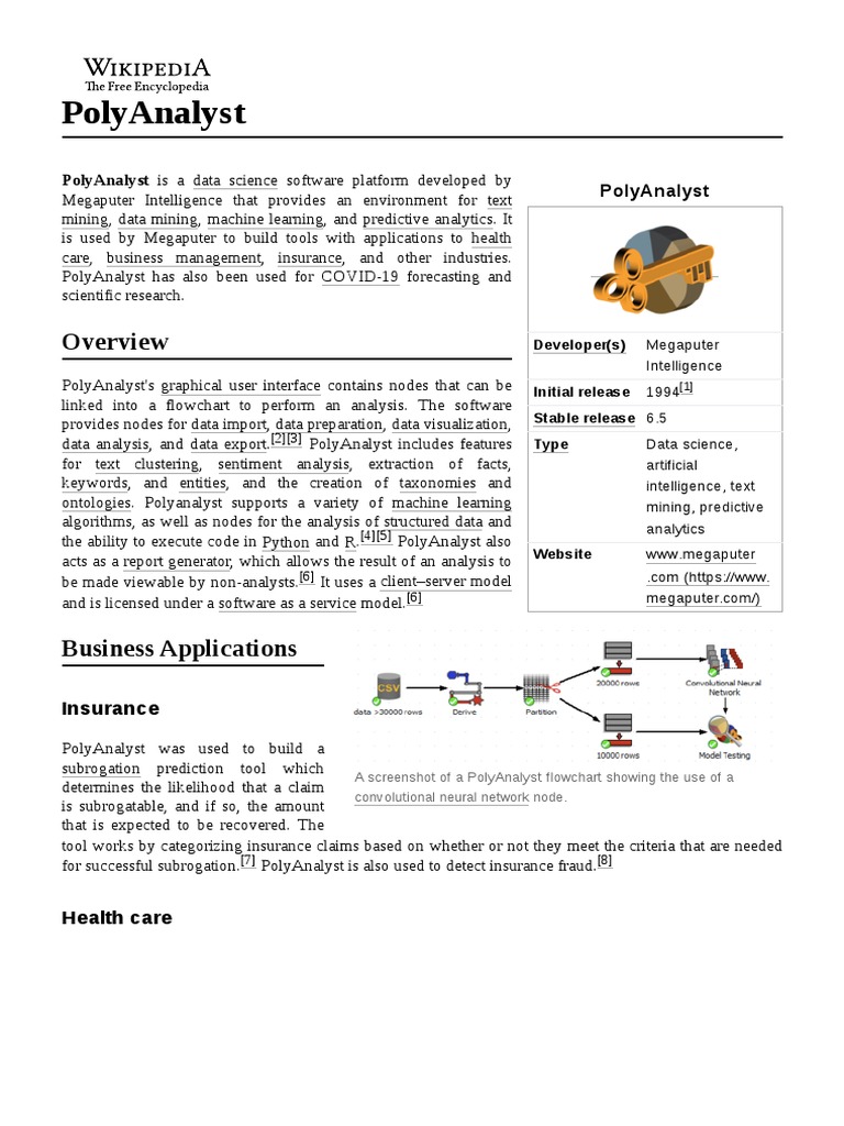 Poly Analyst | PDF | Information Science | Information Technology