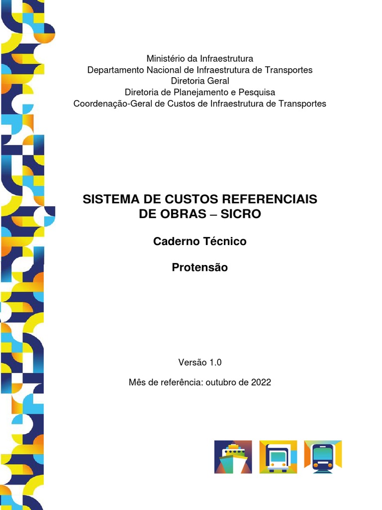 SICRO/DNIT - Caderno Técnico - G45-Protensão - V3-CCR00 | PDF ...