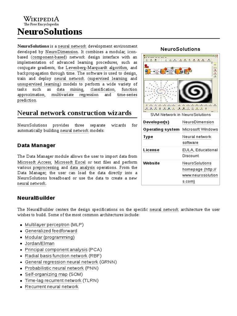 Neuro Solutions | PDF | Artificial Intelligence | Intelligence (AI) & Semantics