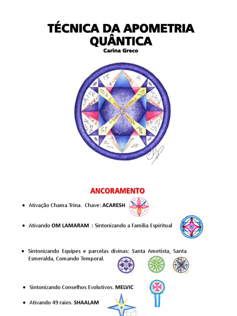 Técnica Da Apometria Quântica Resumida para Alunos 2018 | PDF | Física ...