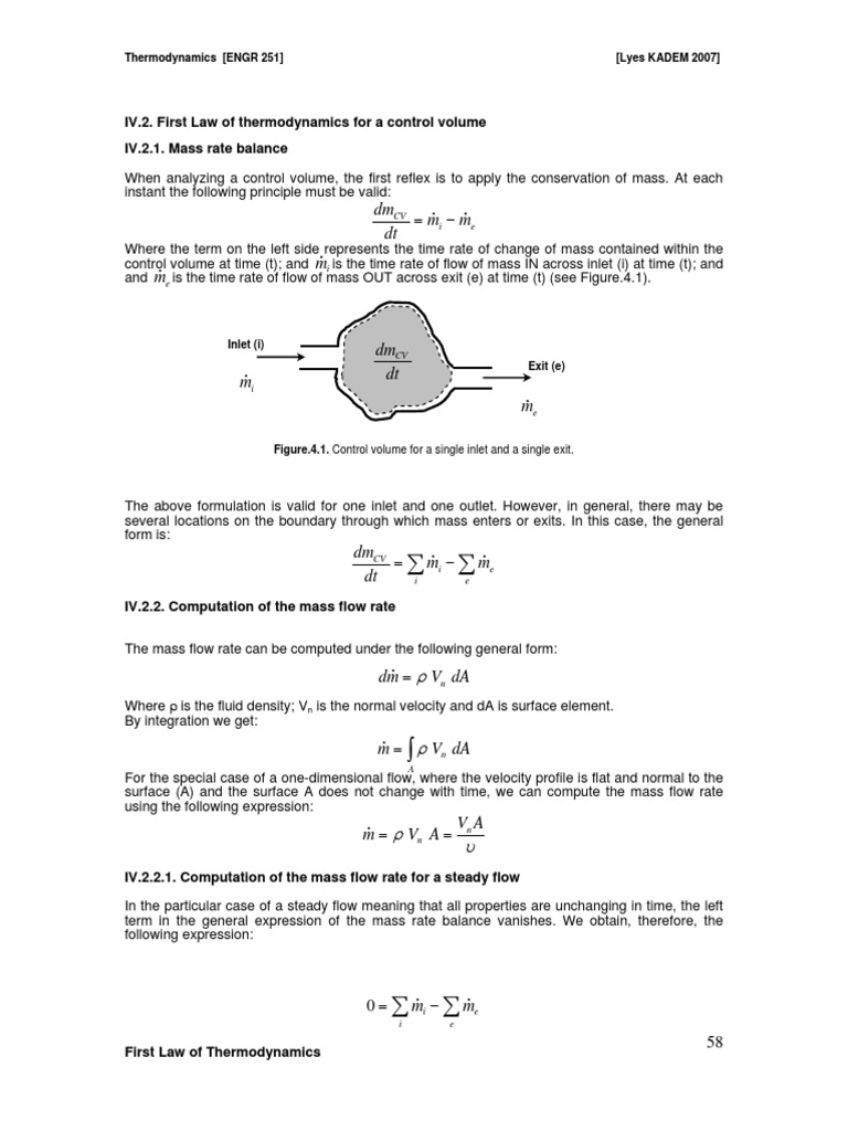 First Law of Thermodynamics Explained | PDF | Enthalpy | Flow Measurement