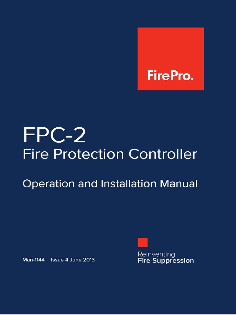 Manual de Instalación y Funcionamiento de FirePro FPC-2 - Manualzz | PDF