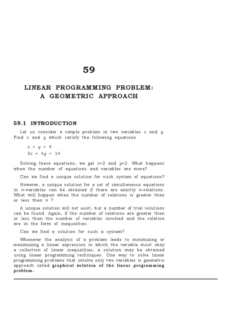 Opt lp2 | PDF | Linear Programming | Mathematical Optimization